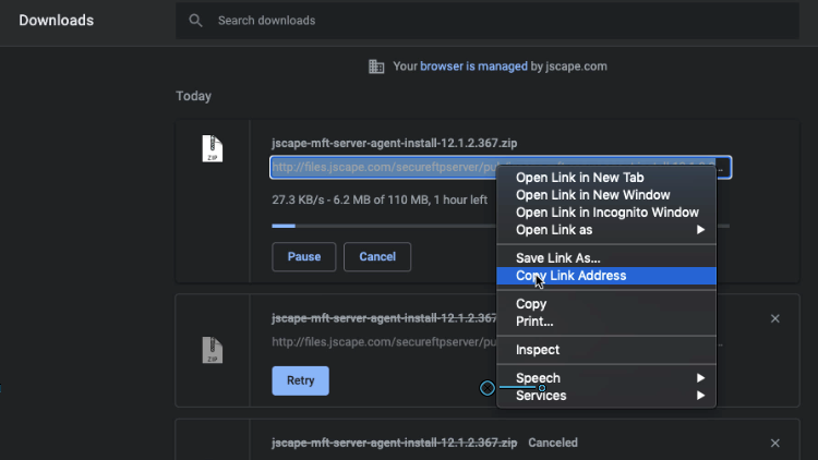 Install Mft Server Agents On Linux Hosts Jscape